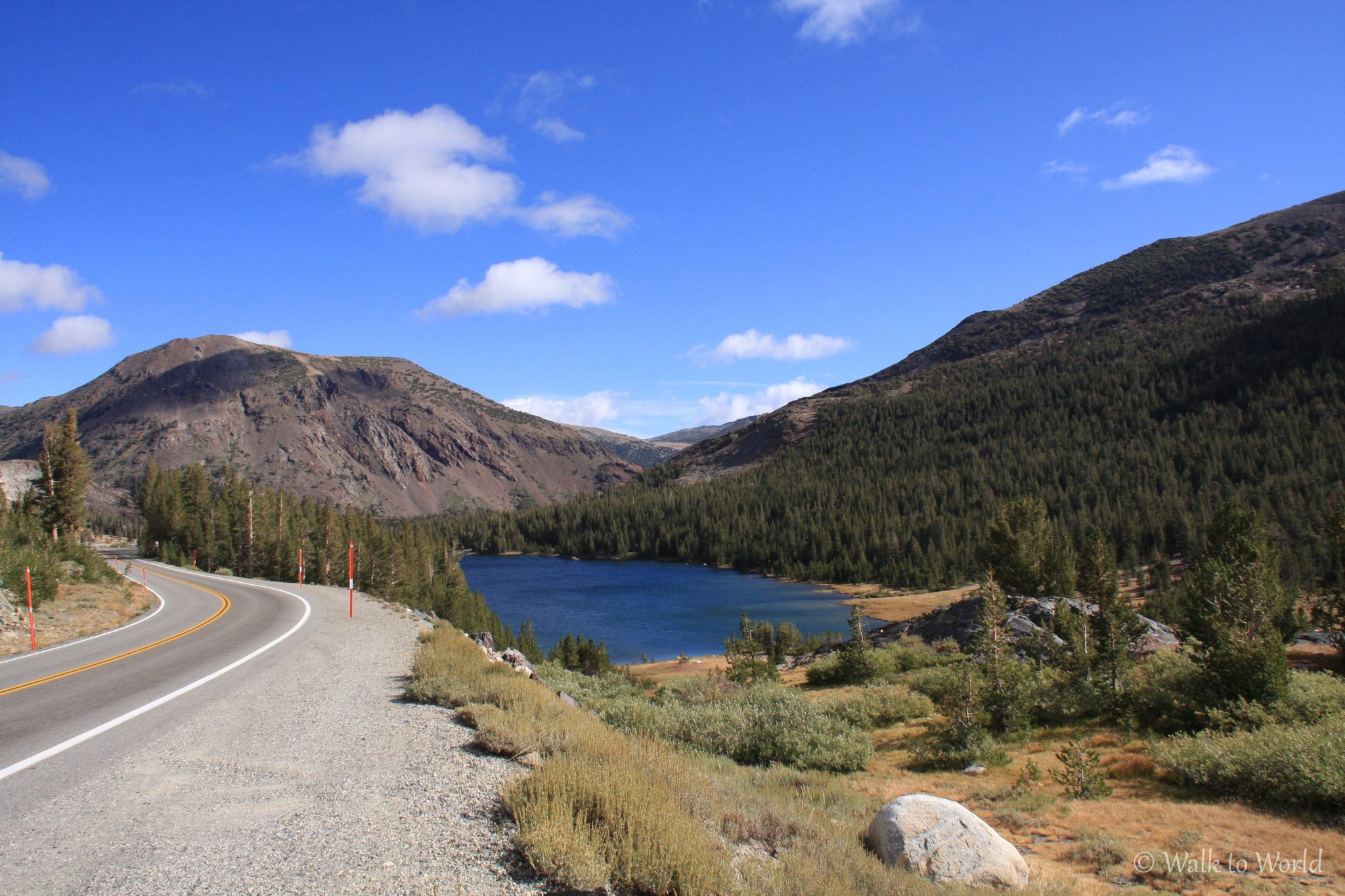 Tioga Road la Scenic Drive che attraversa lo Yosemite - Walk to World